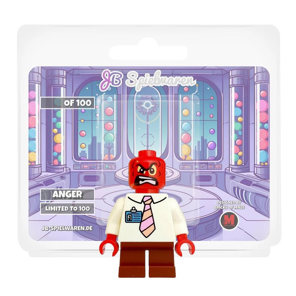 Anger Custom Minifigure by Bricks of Maze